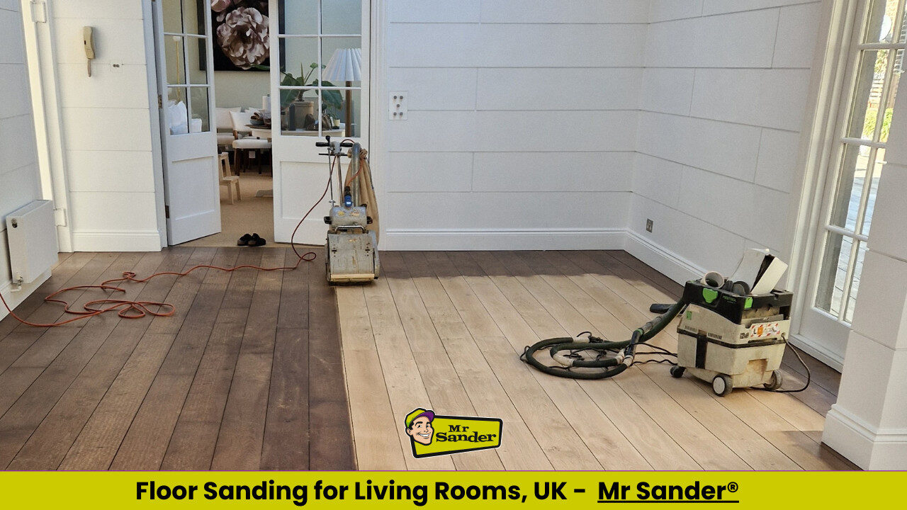 Floor Sanding for Living Rooms: Enhancing Your Space - Mr Sander®