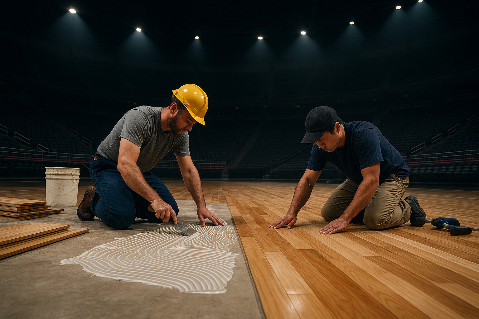 Floor Installation for Sports Arenas & Stadiums | UK Experts