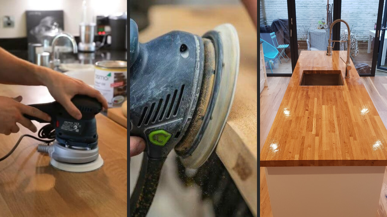 Kitchen Worktop Sanding In London: Reviving Solid Wood Surfaces | Mr ...