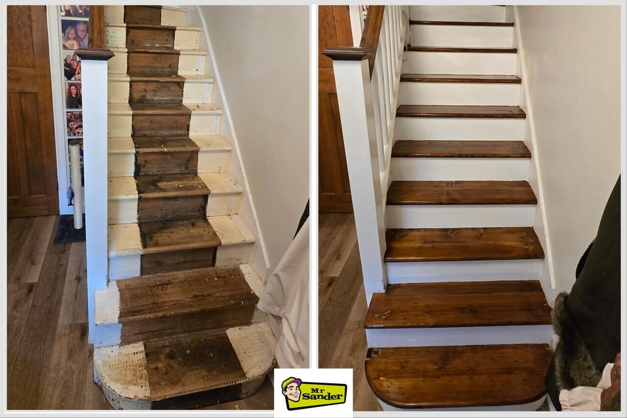Sanding Stairs Banisters Expert – Mr Sander® London
