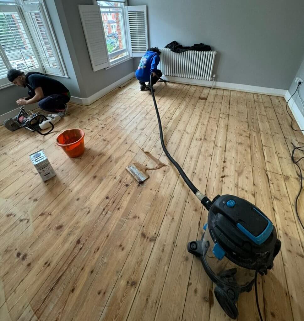 Can you walk on sanded floors? - Mr Sander®